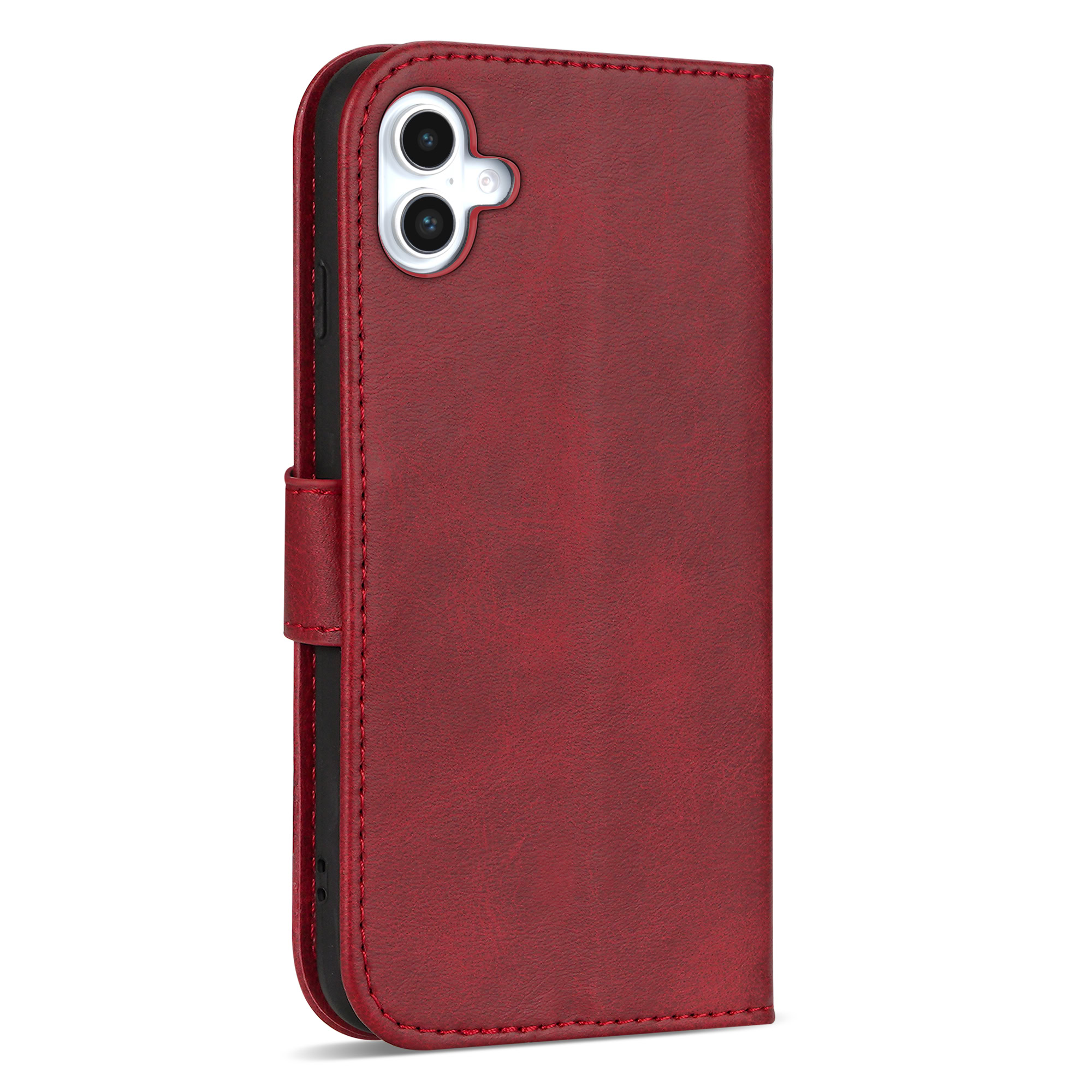 Solidenz bookcase iPhone 16 Rood | Fonu
